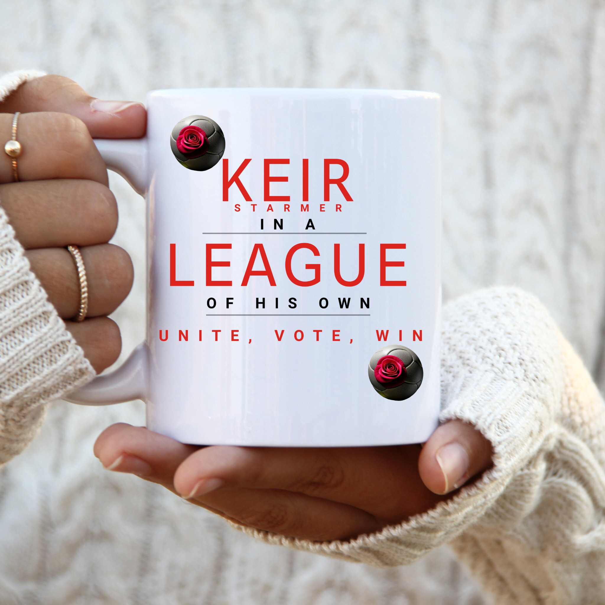 Keir Starmer Football Mug, in a League of His Own, Unique Labour Party ...