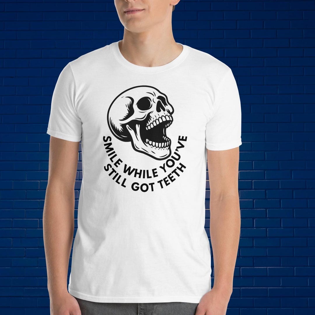 Funny Skeleton Skull Halloween T-shirt: Spooky Dentist Gift - Etsy