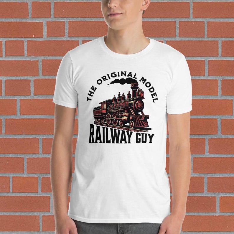 Train T-shirt, the Original Model Railway Guy, Model Railway Enthusiast ...