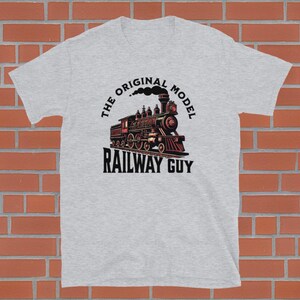 Train T-shirt, the Original Model Railway Guy, Model Railway Enthusiast ...