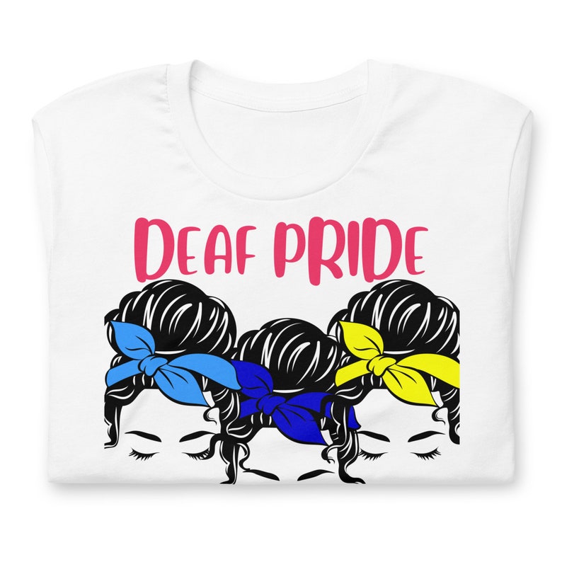 Deaf Community Gift, Pride Unisex T-shirt Silent Disco, Gift for Deaf ...
