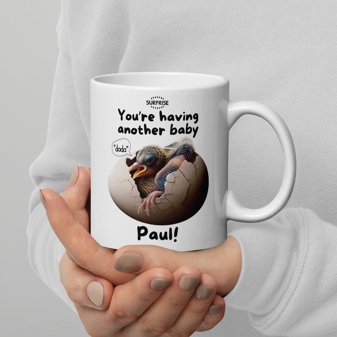 Personalised Pigeon Mug, Racing Pigeon Mug, You're Having a New Baby ...
