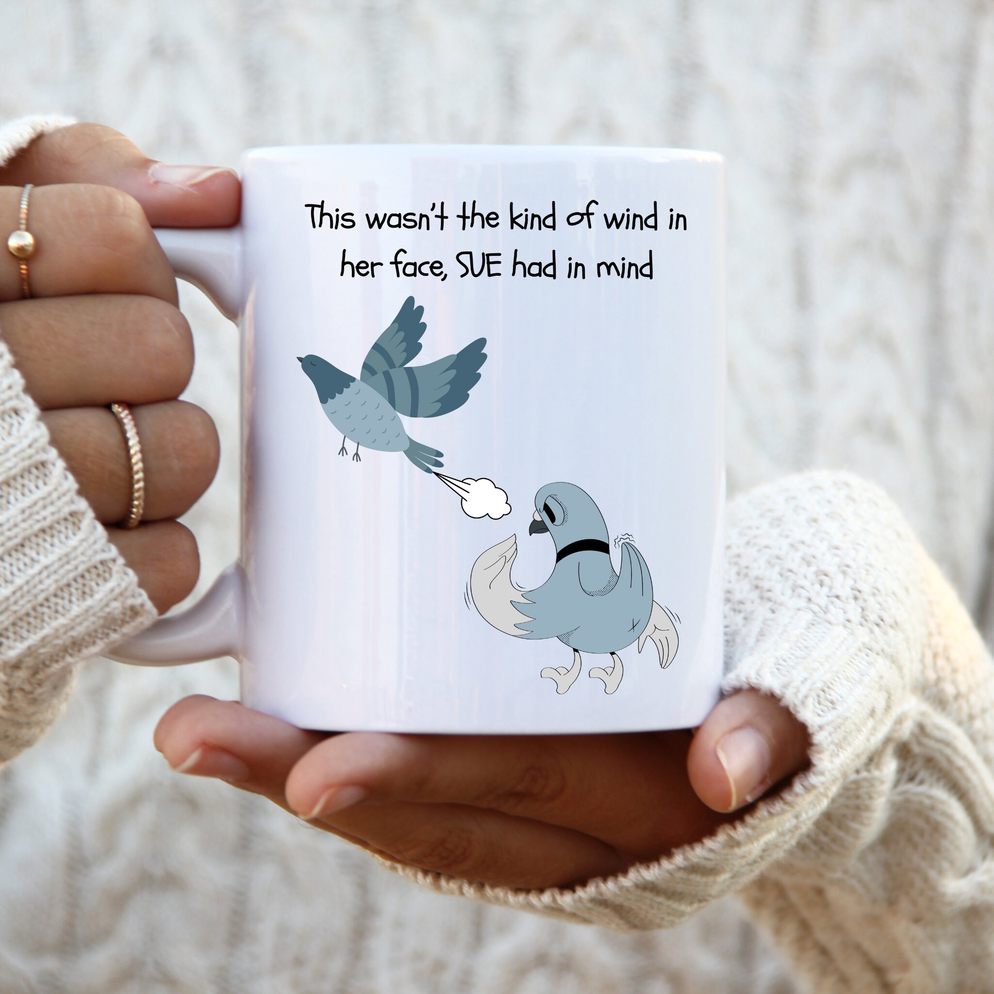 Funny Pigeon Mug, Personalised Gift for Pigeon Fancier, Gift for Bird ...