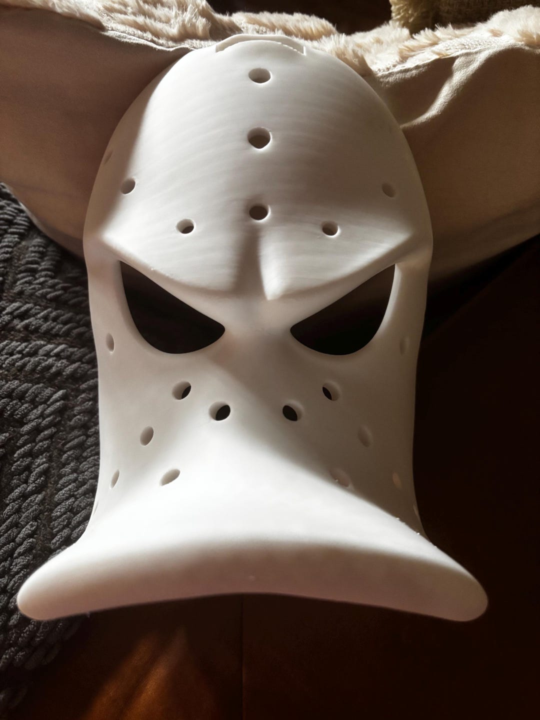 3D Printed Anaheim Ducks Hockey Mask (raw White Print) - Etsy