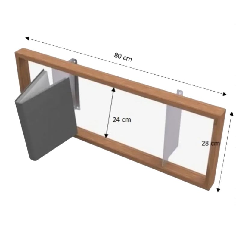 Modern Floating Bookshelf: 3-tier Wall-mounted Book Organizer - Etsy