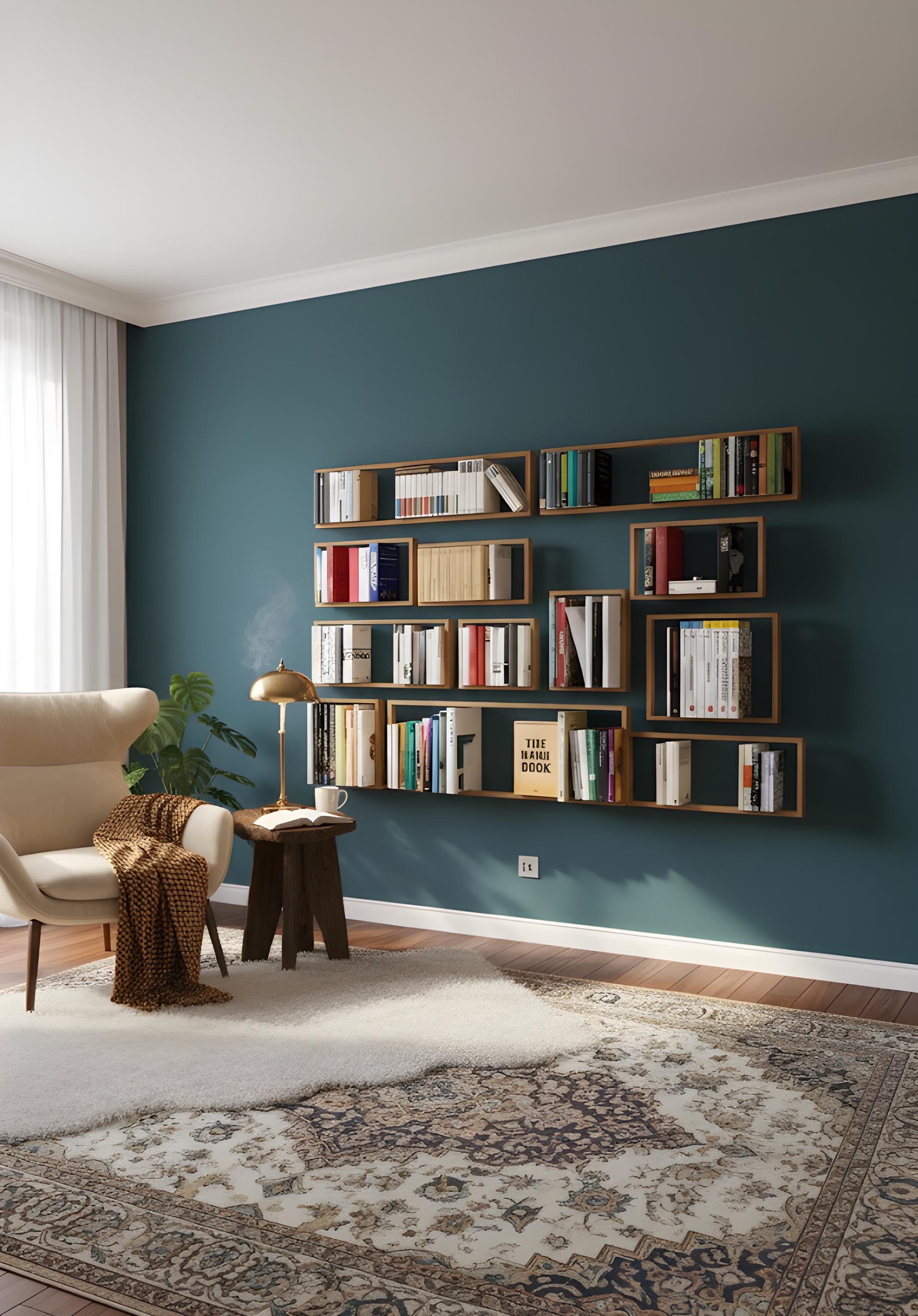 Modern Floating Bookshelf: 3-tier Wall-mounted Book Organizer - Etsy