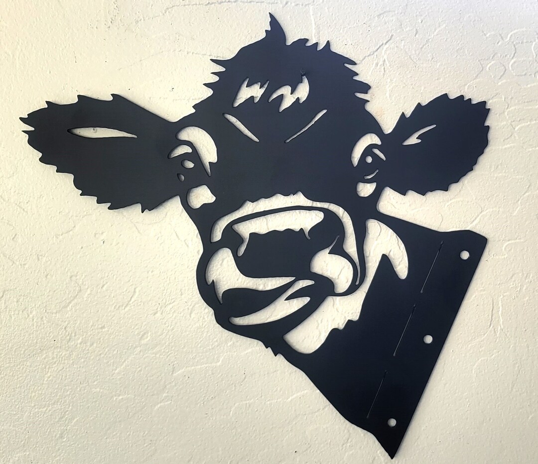 Cow Post Sign - Etsy