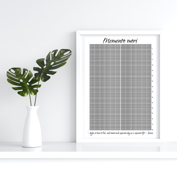 Life in Weeks Poster - Etsy