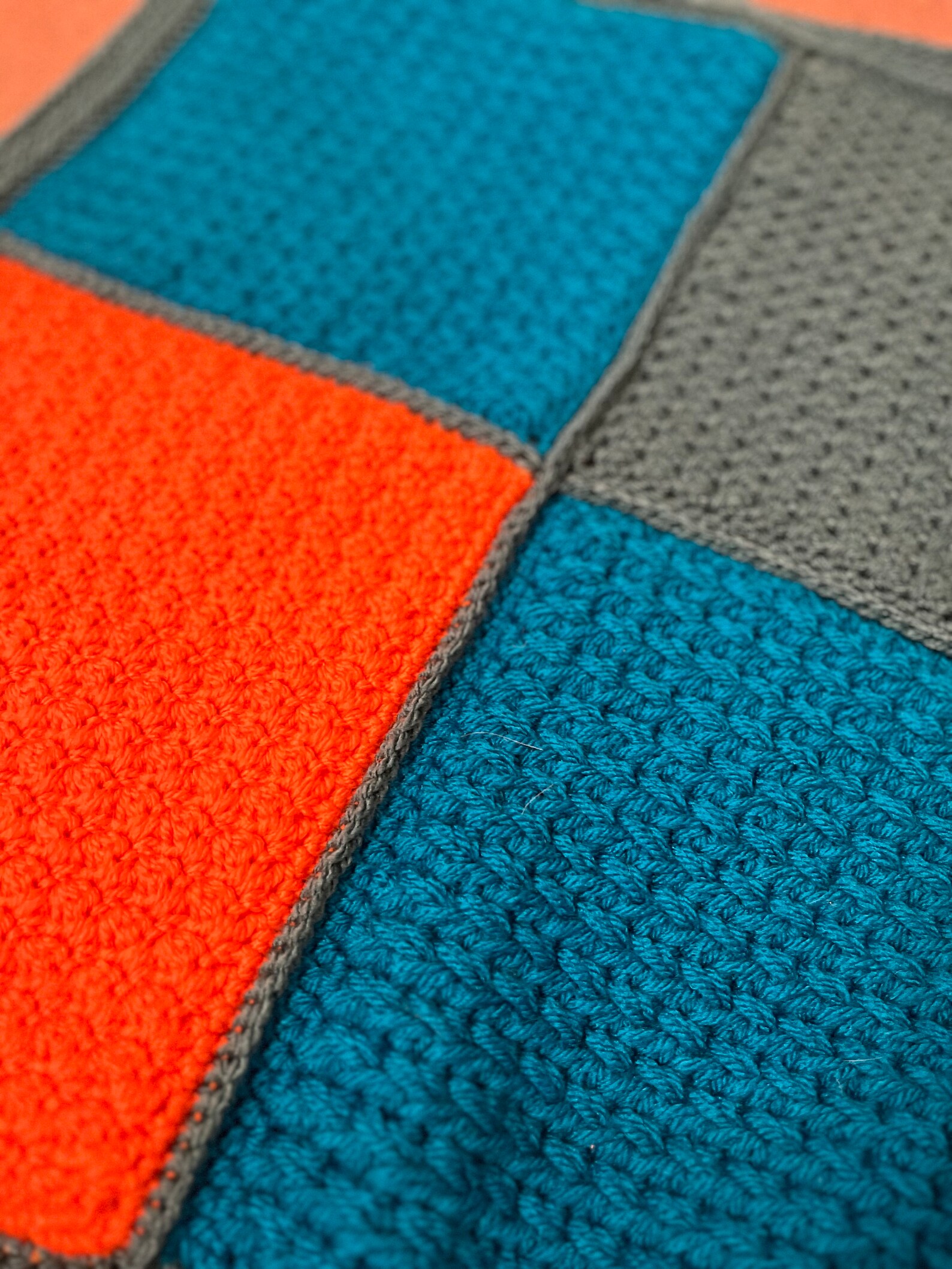 Textured Afghan- Handmade Crochet Blanket - Etsy