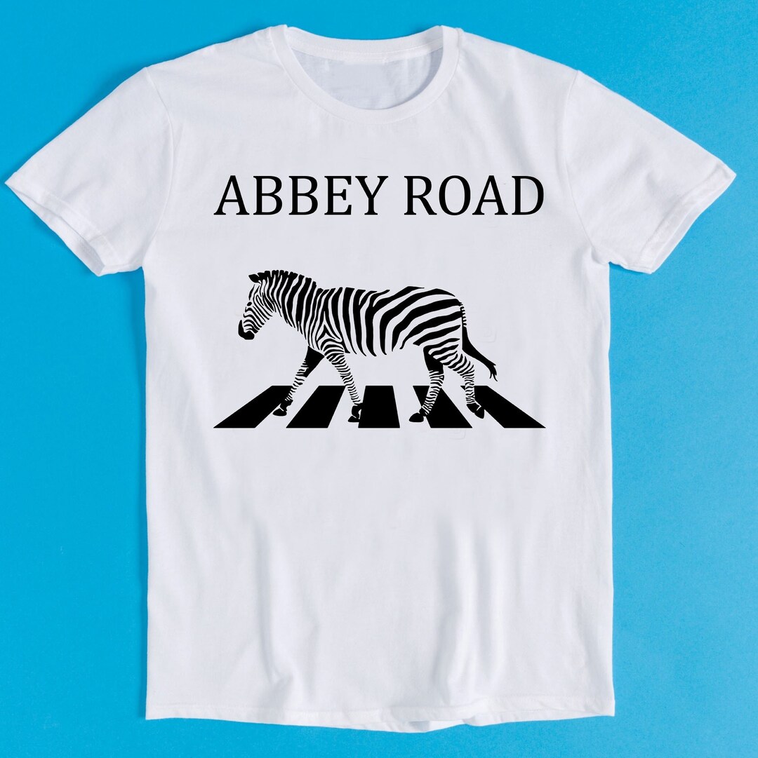 Zebra Crossing Abbey Road Retro Funny Art Drawing Gamer Anime Cult Meme ...