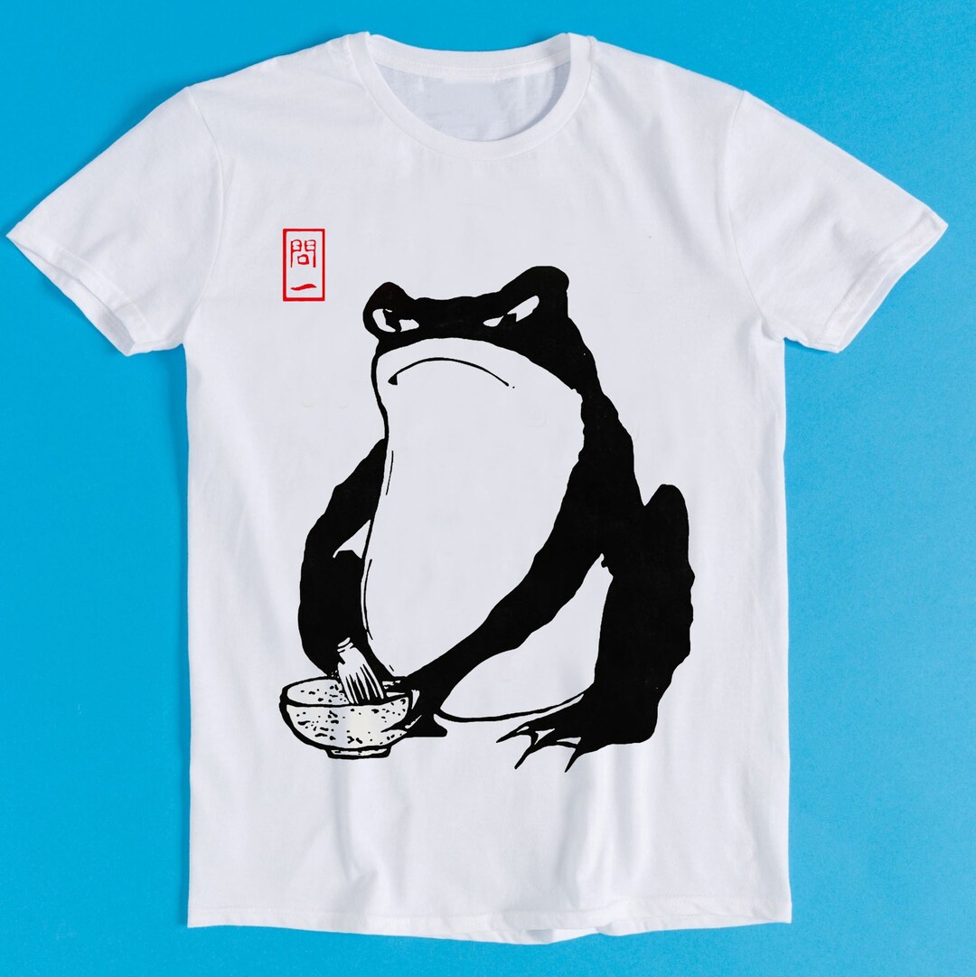 Matsumoto Hoji Japanese Angry Frog Toad Funny Art Drawing Gamer Cult ...