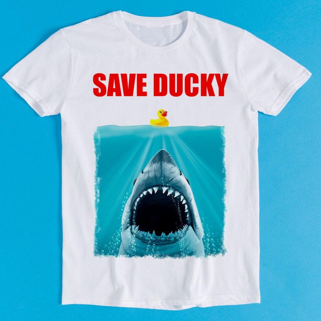 Save Ducky Parody Meme Funny Style Cult Movie Music Gift Tee T Shirt ...