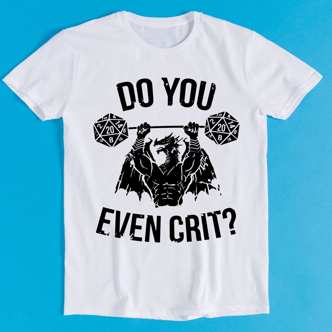 Do You Even Crit GYM Master Ancient Swole'd Dragon Dnd D20 Dice Funny ...