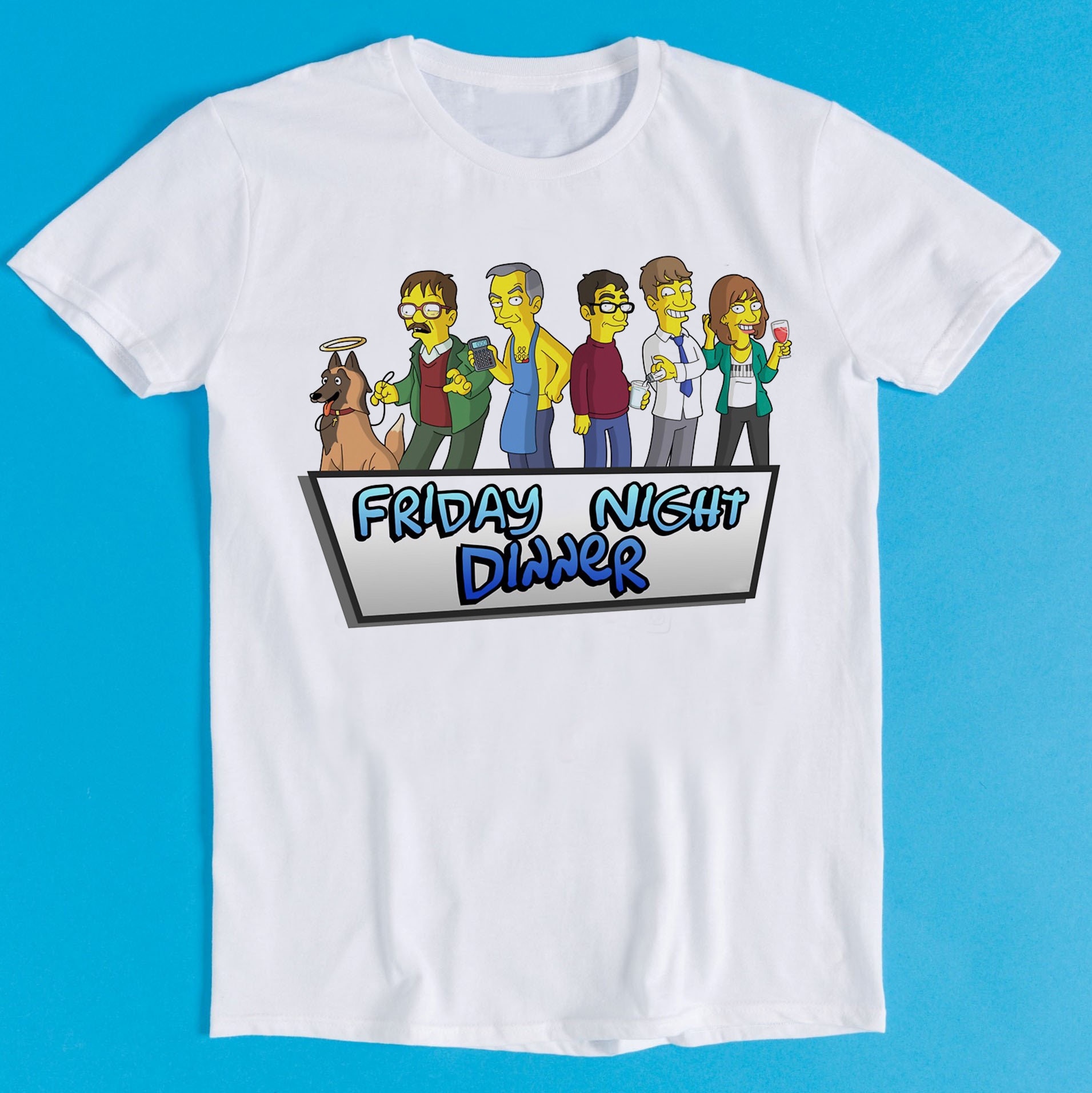 Friday Night Dinner Funny Simpsons Shalom Jackie Art Drawing Gamer Cult ...