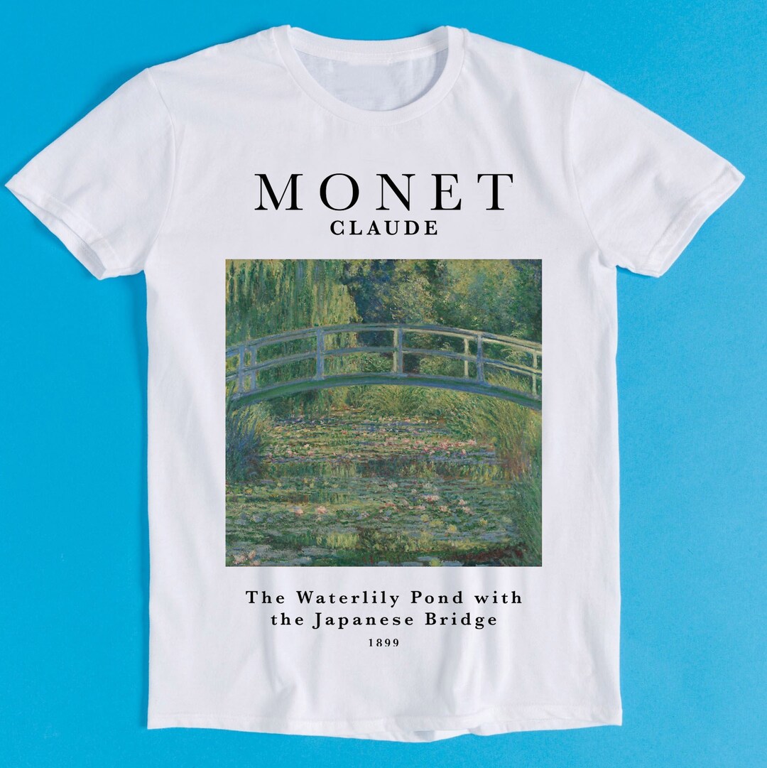 Claude Monet Waterlily Pond Art Exhibition Art Meme Gift Funny Tee ...