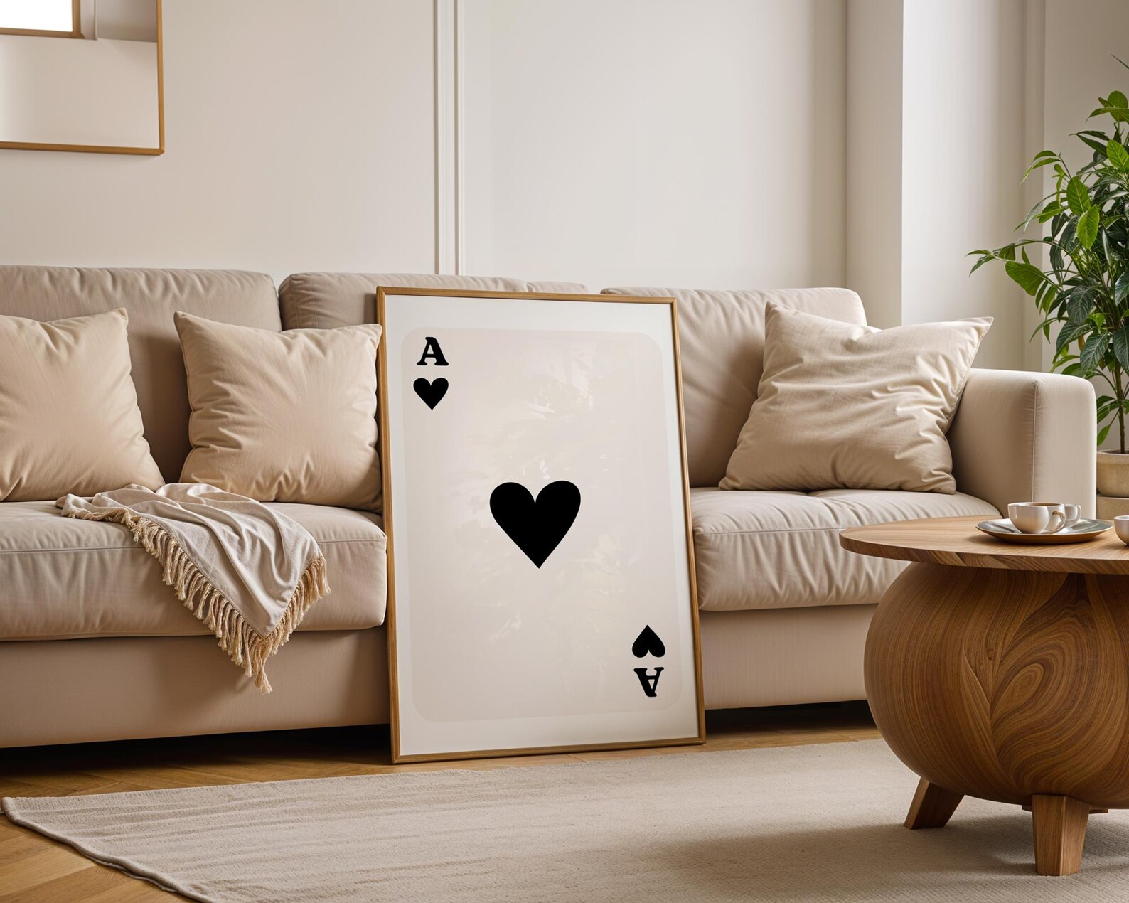 Ace of Spades Digital Download Printable Playing Card Art – Minimalist ...