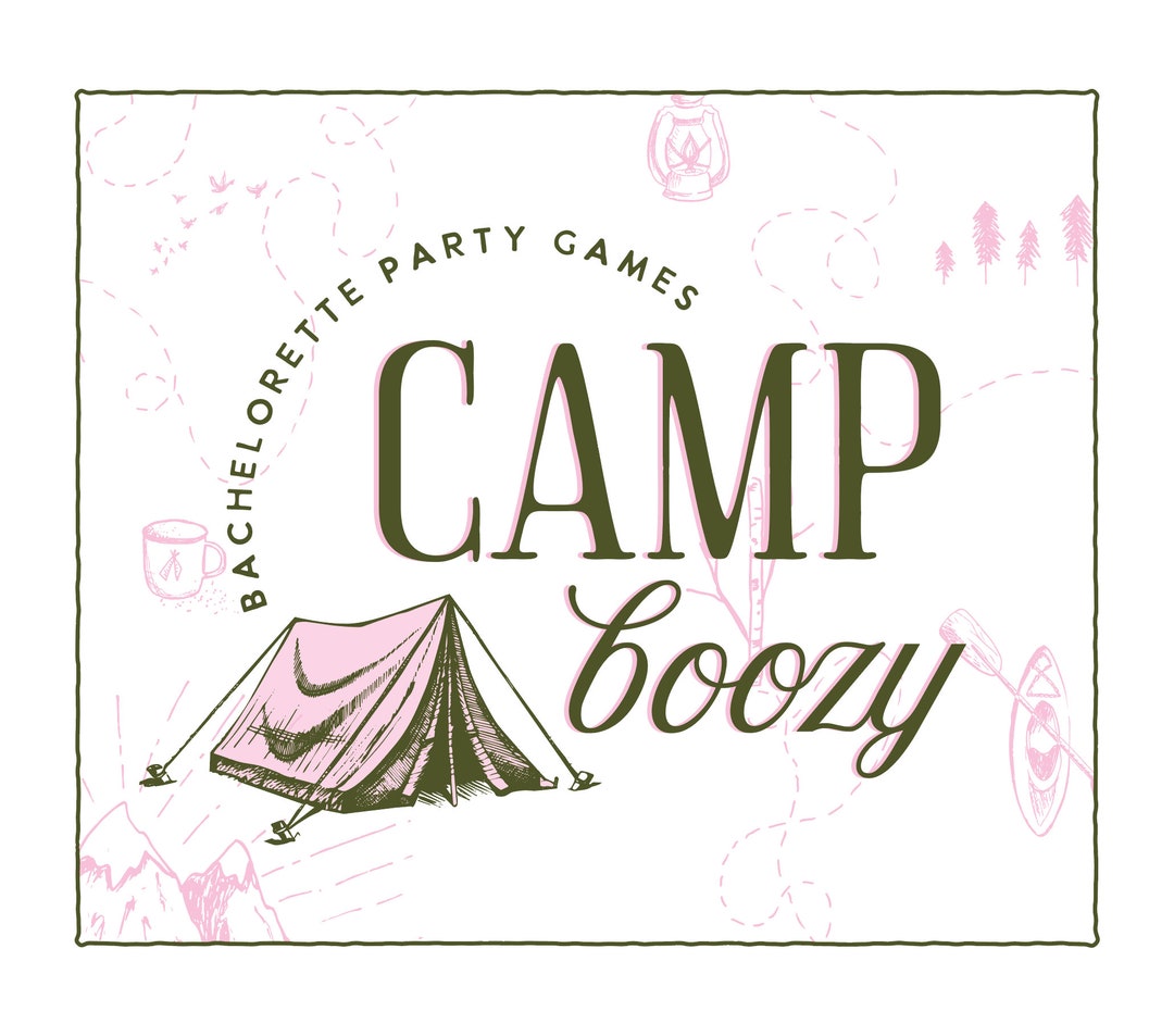 Camp Boozy Bachelorette Party — Bride Games - Etsy