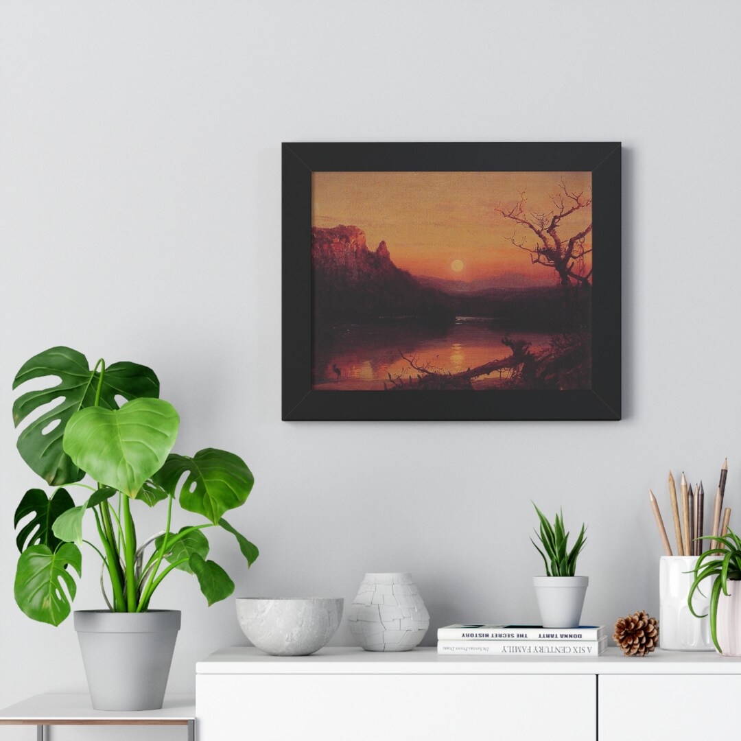Sunset Wall Art Framed Horizontal Poster - Etsy