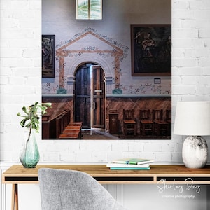 Old Mission Santa Ines Photo: Rustic Church Wall Art, Religious ...