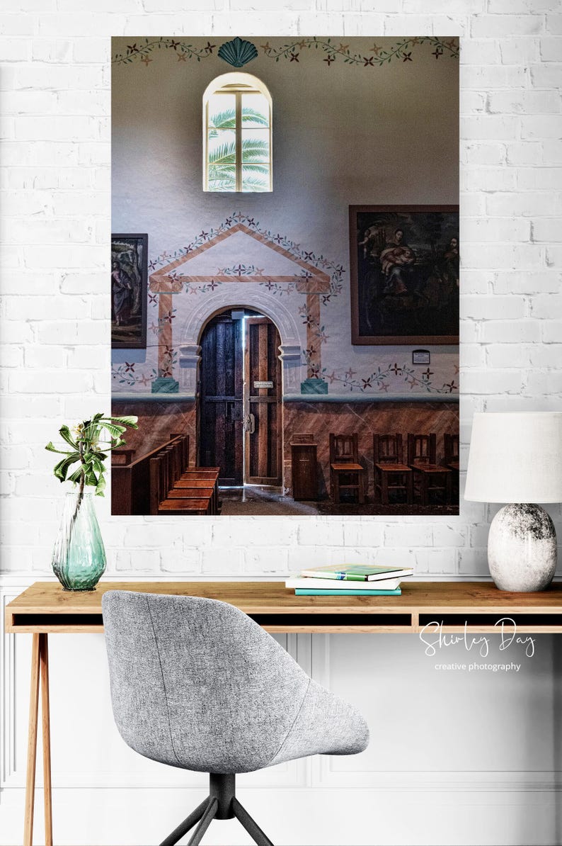 Old Mission Santa Ines Photo: Rustic Church Wall Art, Religious ...