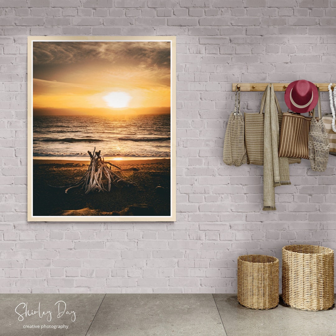 Cambria California Sunset Photo: Moonstone Beach Coastal Art, Pacific ...