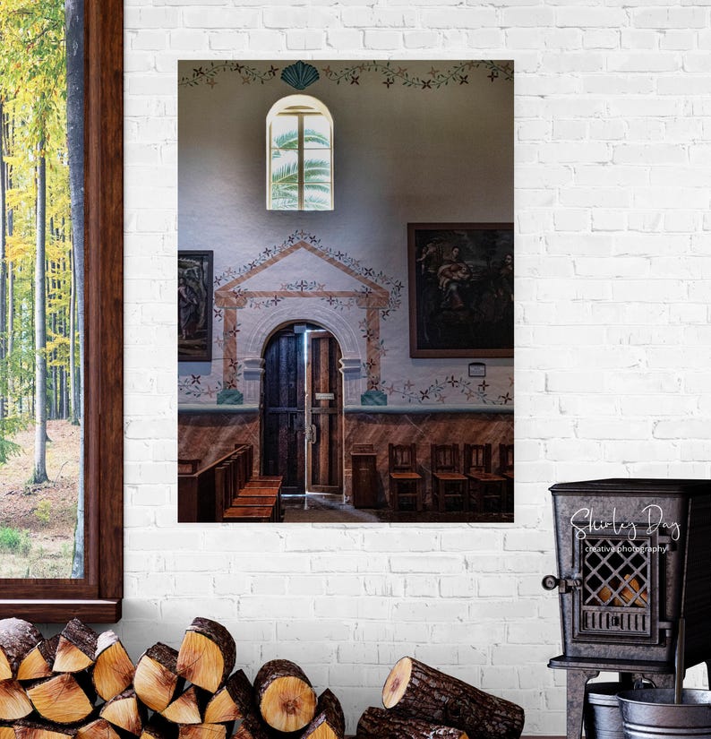 Old Mission Santa Ines Photo: Rustic Church Wall Art, Religious ...
