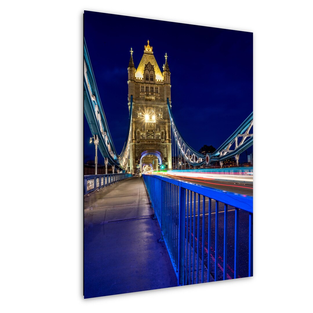 Tower Bridge London Night Photograph: Anglophile Art Print - Etsy