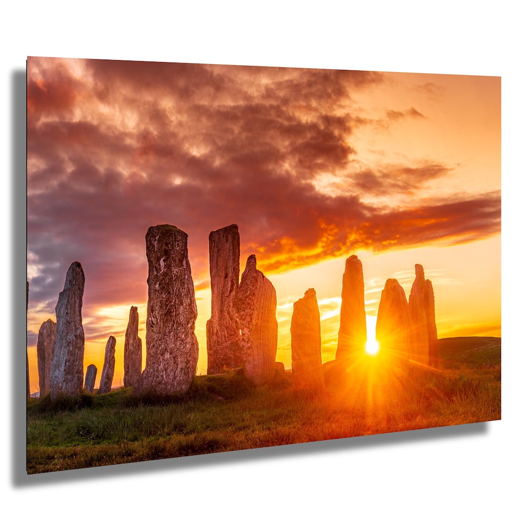 Callanish Standing Stones Print: Isle of Lewis, Hebrides Sunset ...