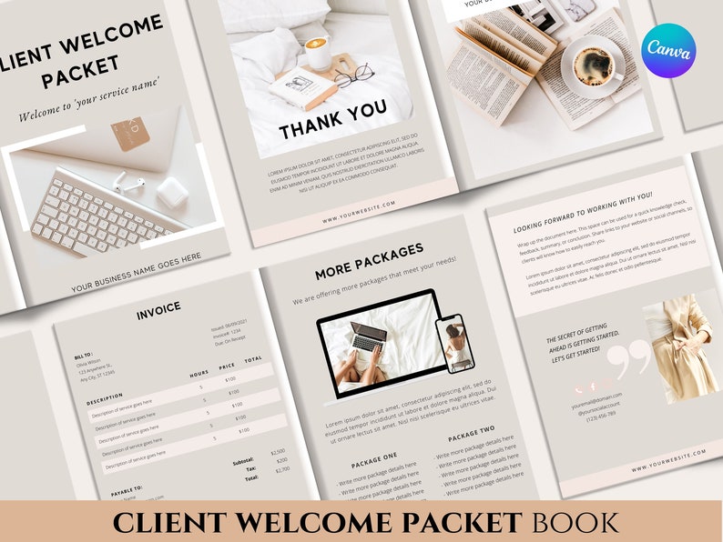 Client Welcome Packet Template New Client Service Guide Virtual Assistant Welcome Packet
