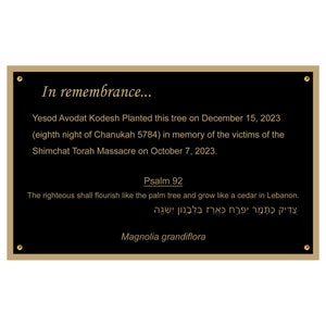 Memorial Bench Plate in Multiple Languages, Bench Plaque, Urn Plaque ...