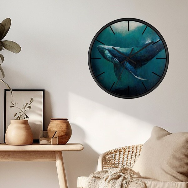Whale Wall Clock - Etsy
