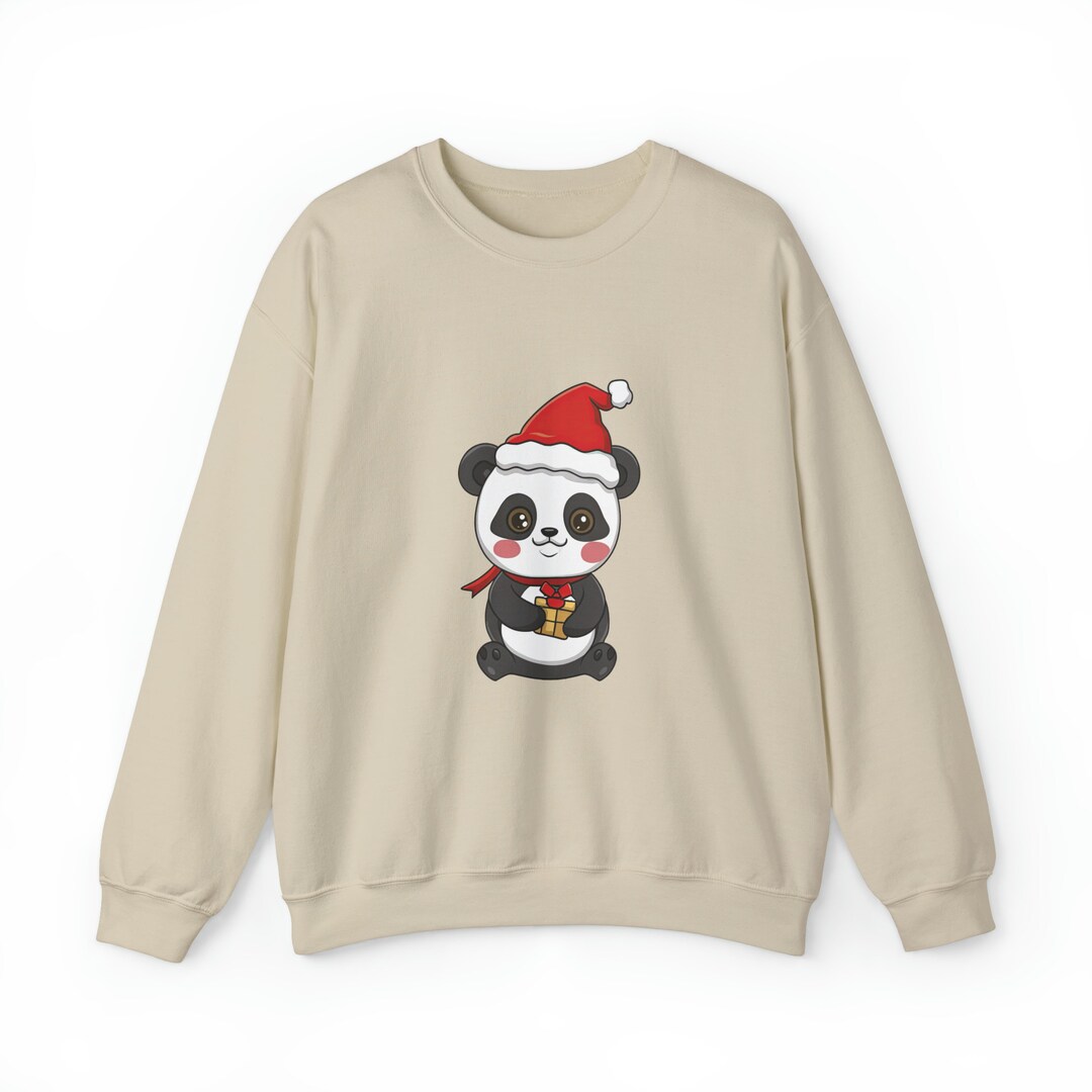 Cute Christmas Panda Sweater Christmas Decoration Panda - Etsy