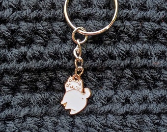 Lemon Kitty Keychain Cat Polymer Clay Handmade Cute - Etsy