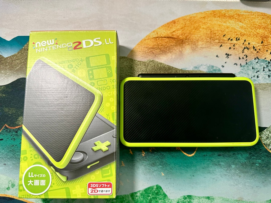 New Nintendo 2DS XL LL Green and Black 256 GB Fully Loaded & Modded - Etsy
