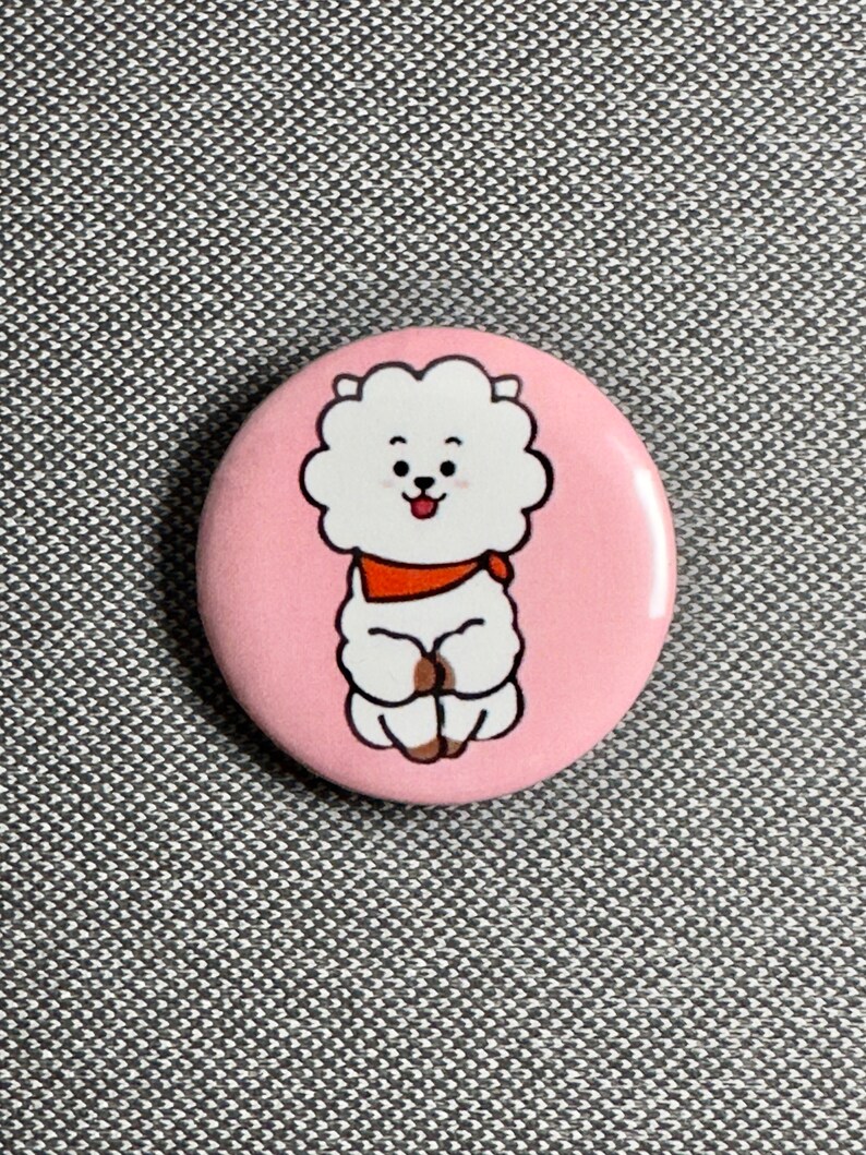 BT21 Characters (BTS) Button Pins 1.25 In - Etsy