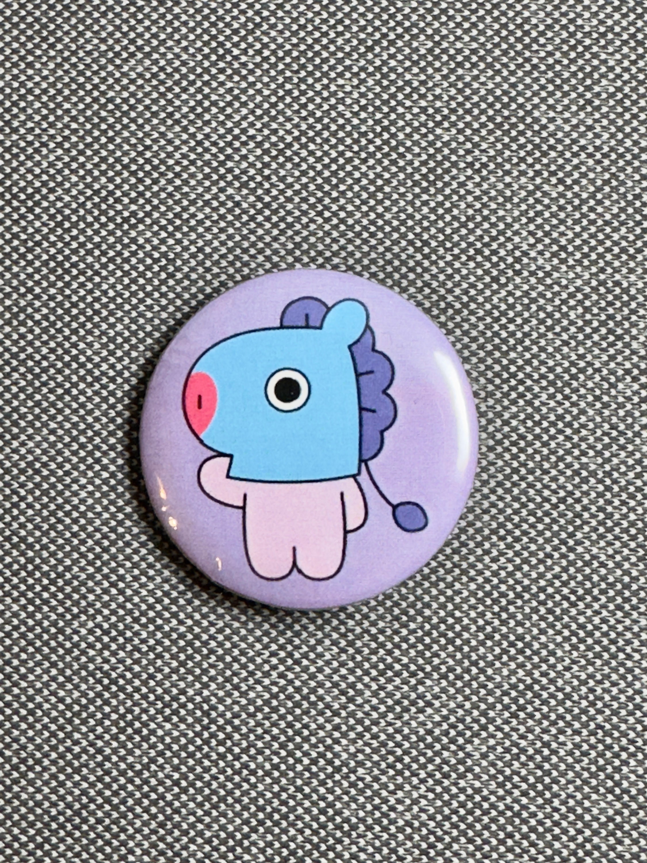 BT21 Characters (BTS) Button Pins 1.25 In - Etsy
