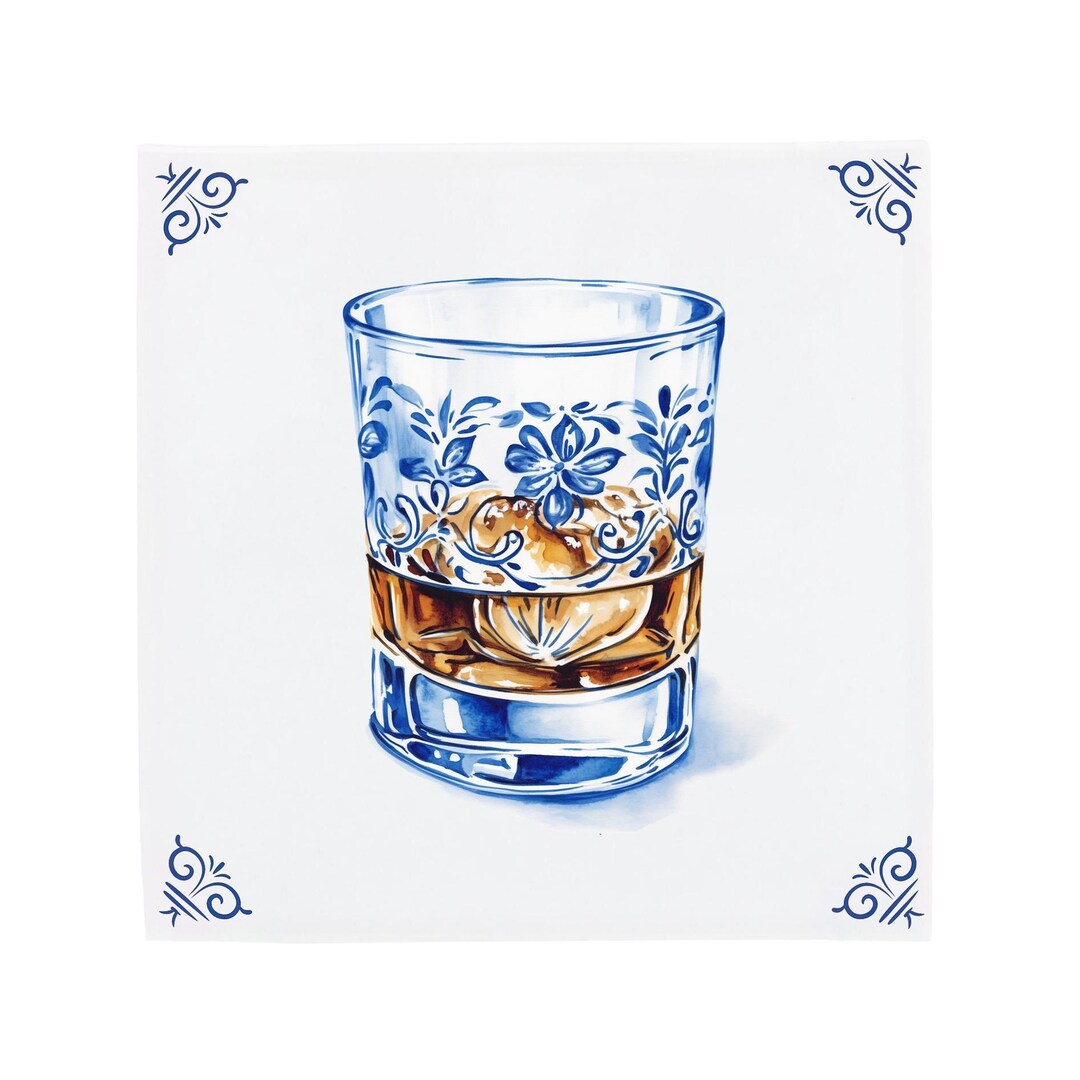Handcrafted Whiskey Ceramic Tile: Unique Color Variations - Etsy