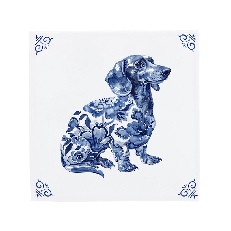 Dog Themed Ceramic Tile - Etsy UK