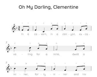 Old Macdonald Had A Farm Easy Piano Sheet Music, Digital Downloadable ...