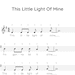 This Little Light of Mine Easy Piano Sheet Music (digital Download ...