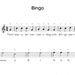 BINGO Easy Piano Sheet Music, Digital Downloadable Musical Sheets, Kids ...