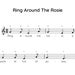 Ring Around the Rosie Easy Piano Sheet Music (digital Download), Kids ...
