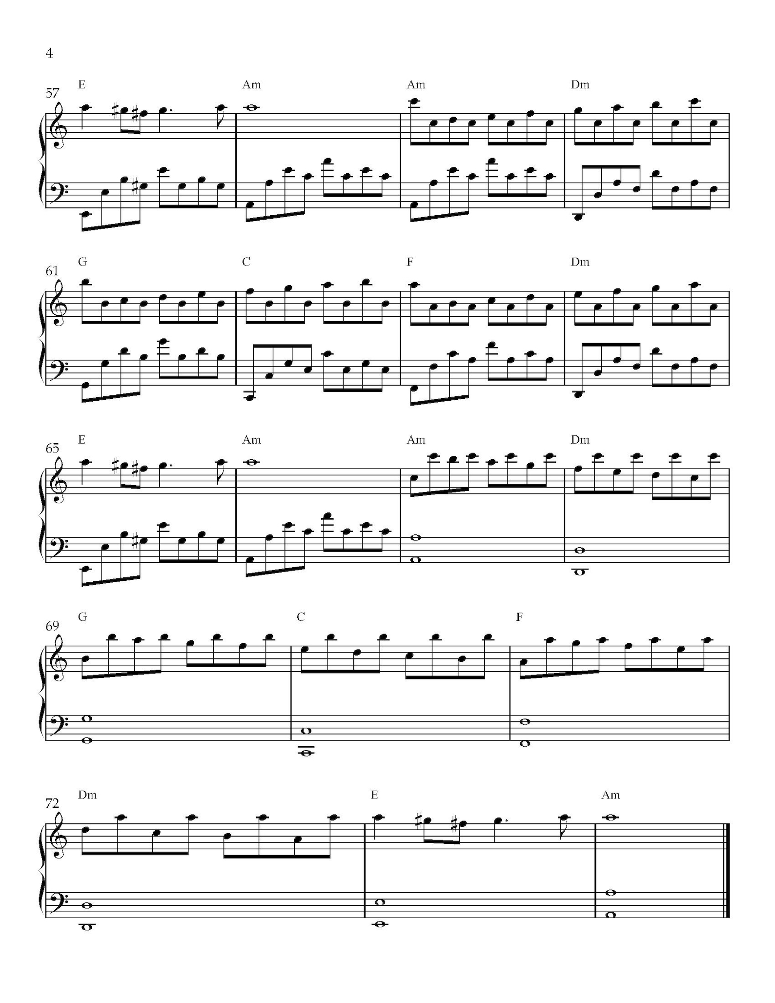 Passacaglia (handel / Halvorsen) - Piano Sheet Music - Etsy