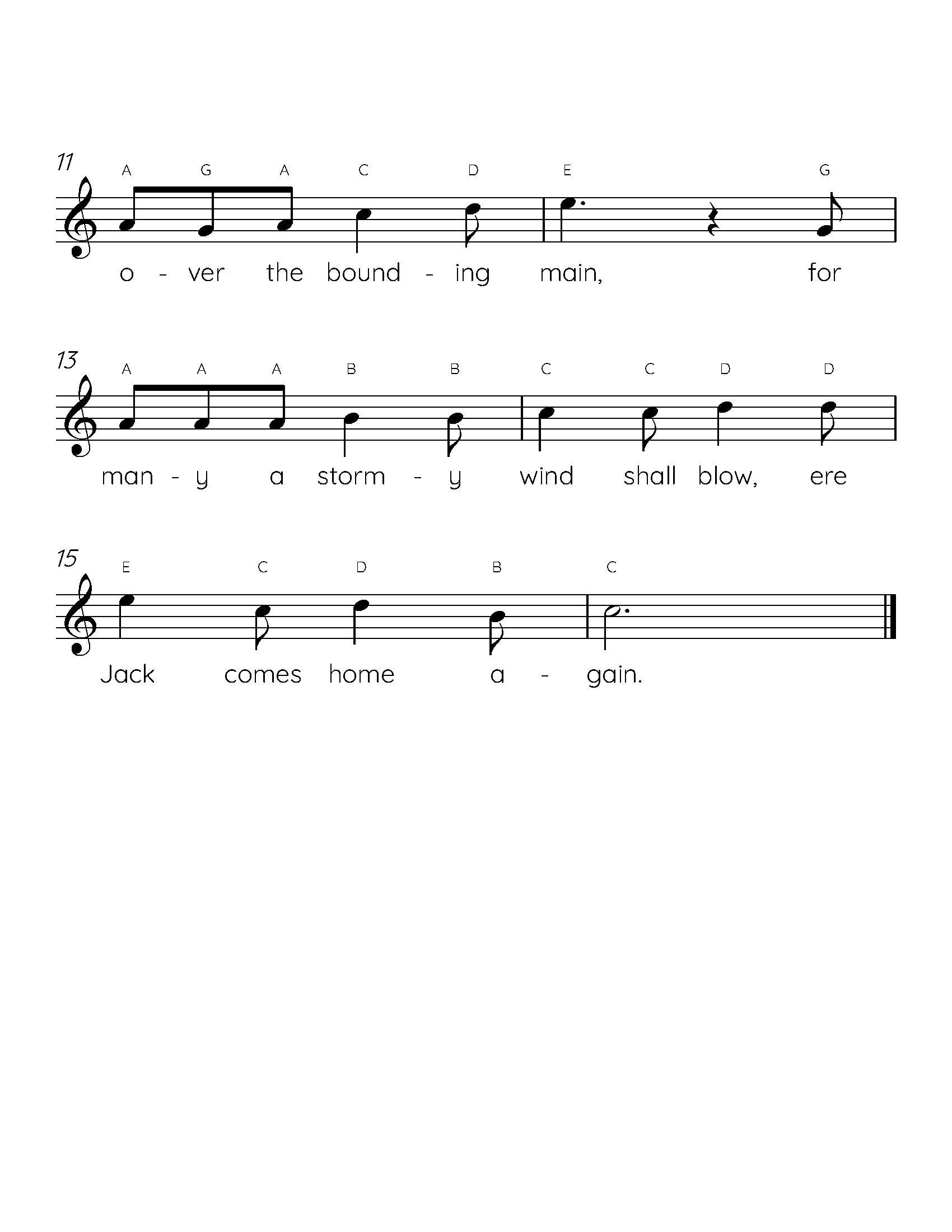 Sailing Sailing Easy Piano Sheet Music, Digital Downloadable Musical ...