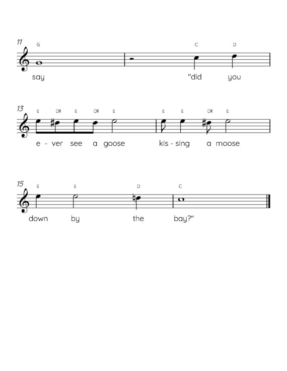 Down By The Bay Lyrics