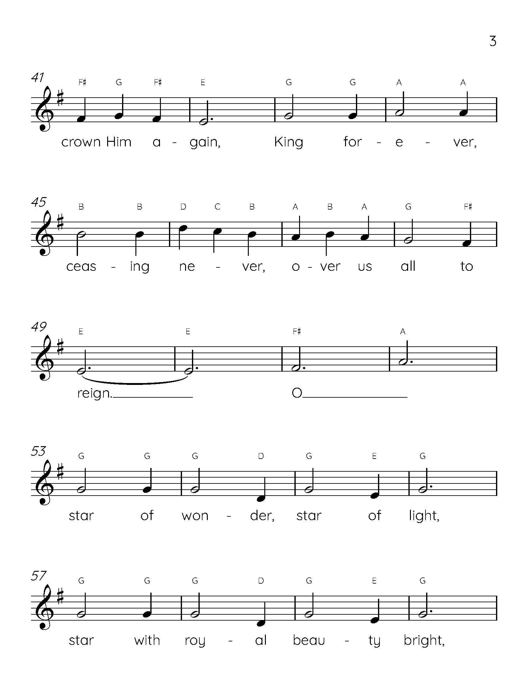 We Three Kings Easy Piano Sheet Music (digital Download), Beginner ...