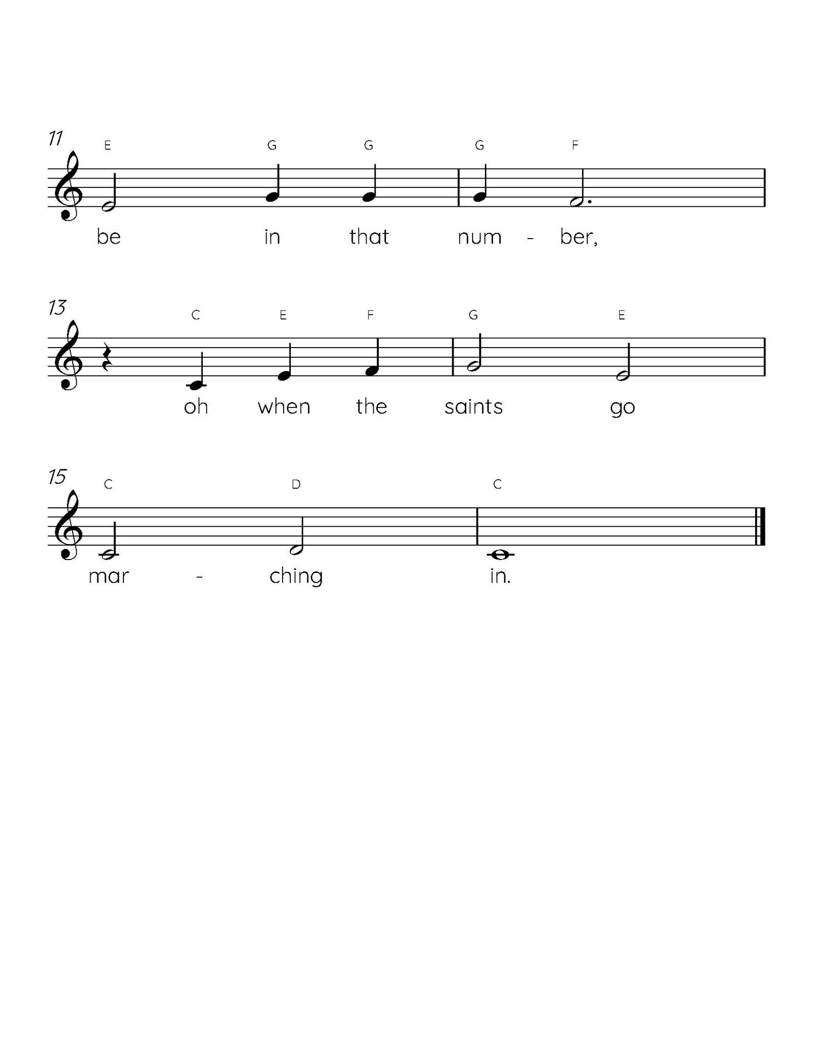 When the Saints Go Marching in Easy Piano Sheet Music, Digital ...