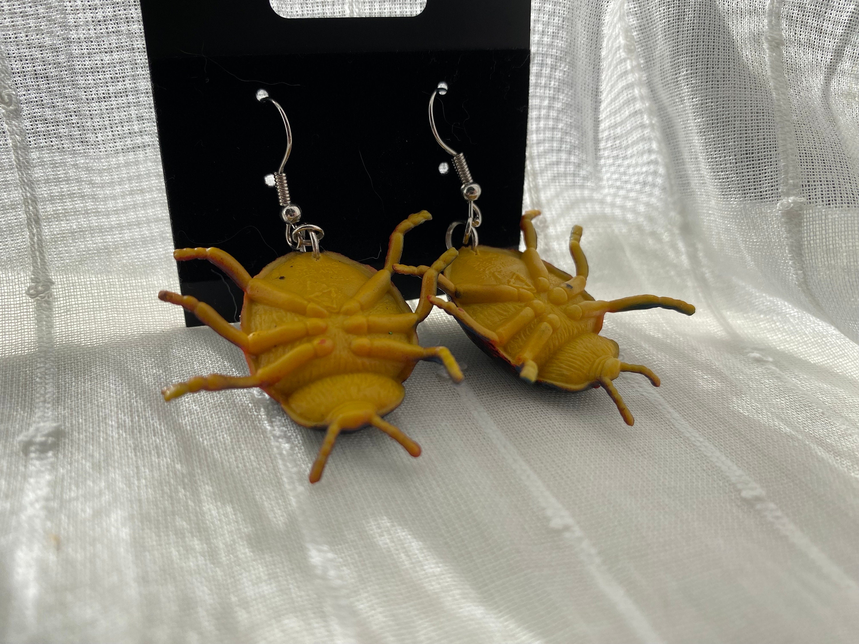 Bug Earring Set Stink Bug/ladybug/beetle Models - Etsy