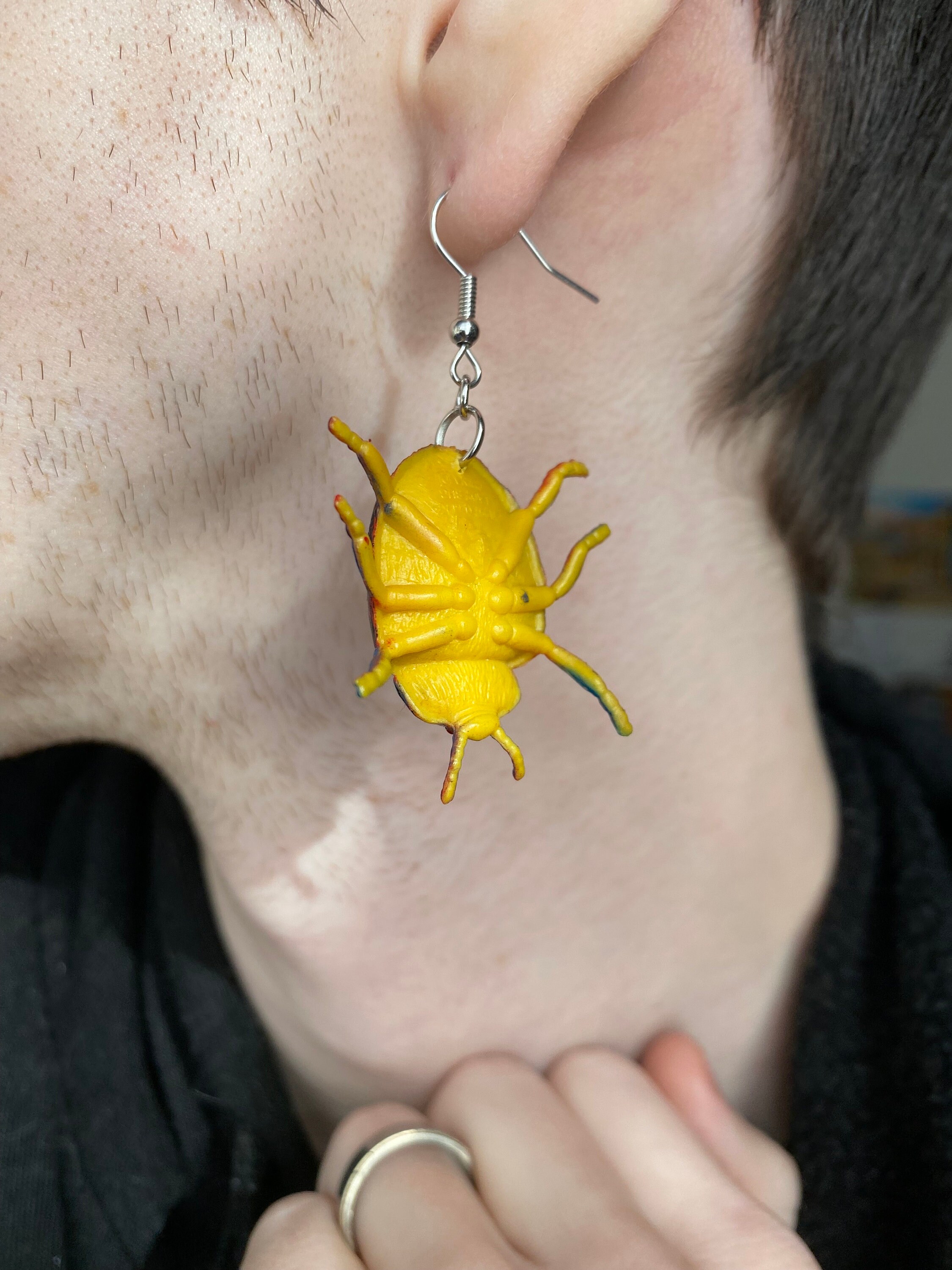 Bug Earring Set Stink Bug/ladybug/beetle Models - Etsy