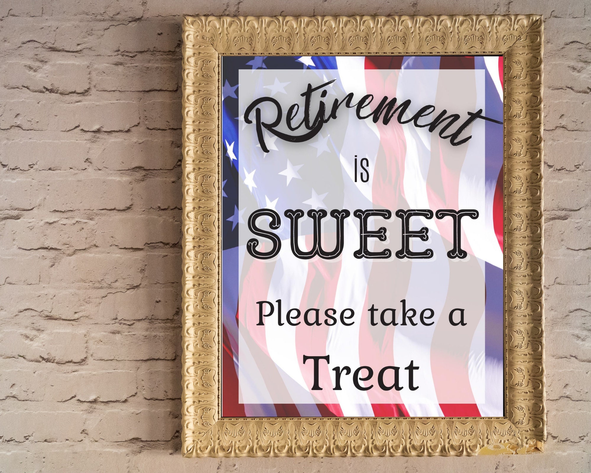 Patriotic Retiring Celebration Printable Signs Bundle, Military ...